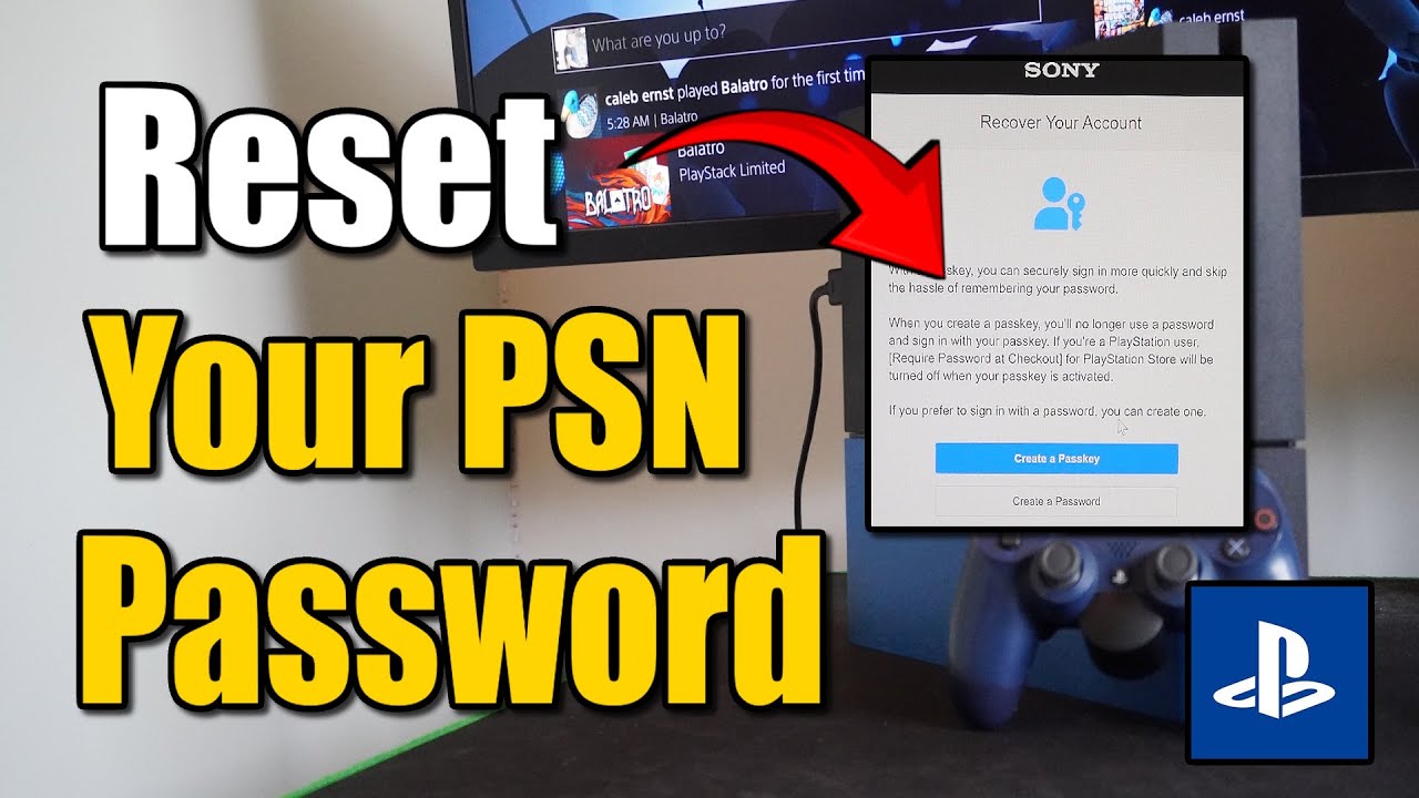 How to Reset PSN Password on PS4 Account (Best Method) - YouTube