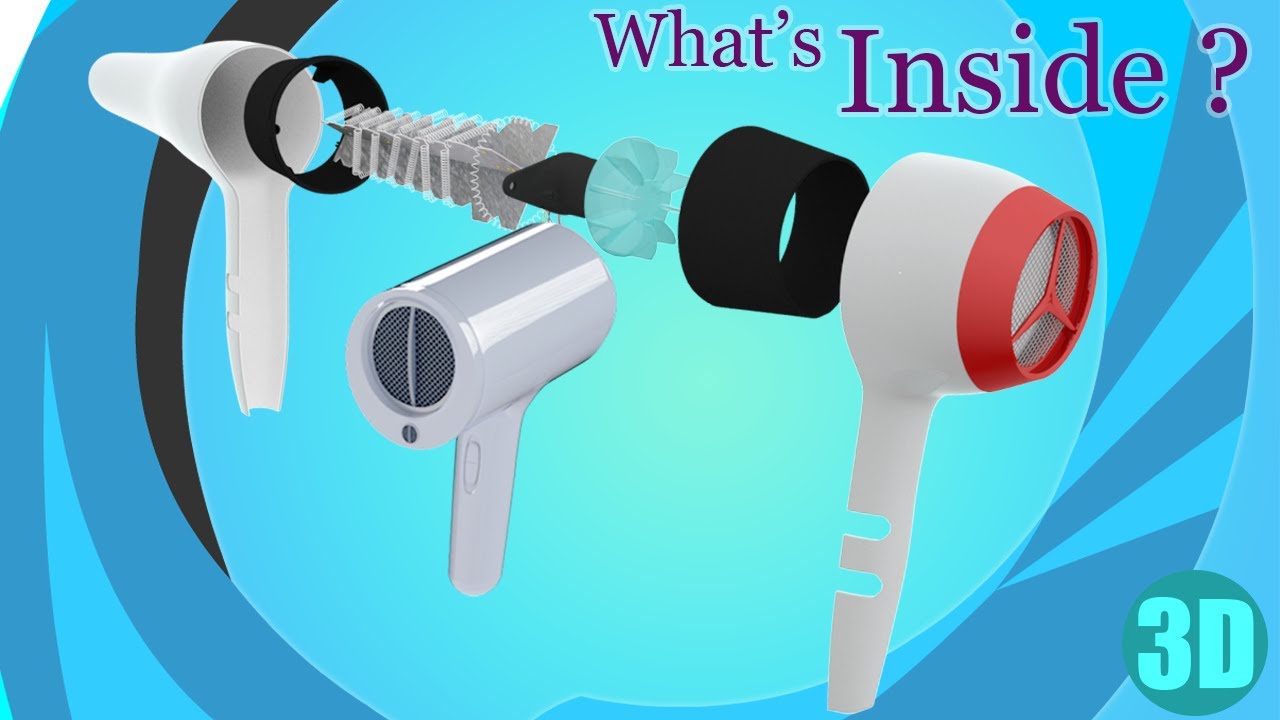 What's Inside a Hair Dryer? | Hair Dryer Components & How They Work ...