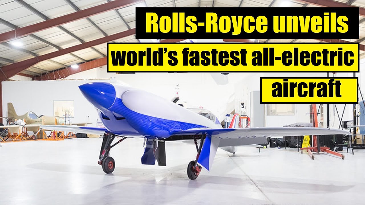 Rolls Royce unveils all electric plane targeting the record books - YouTube