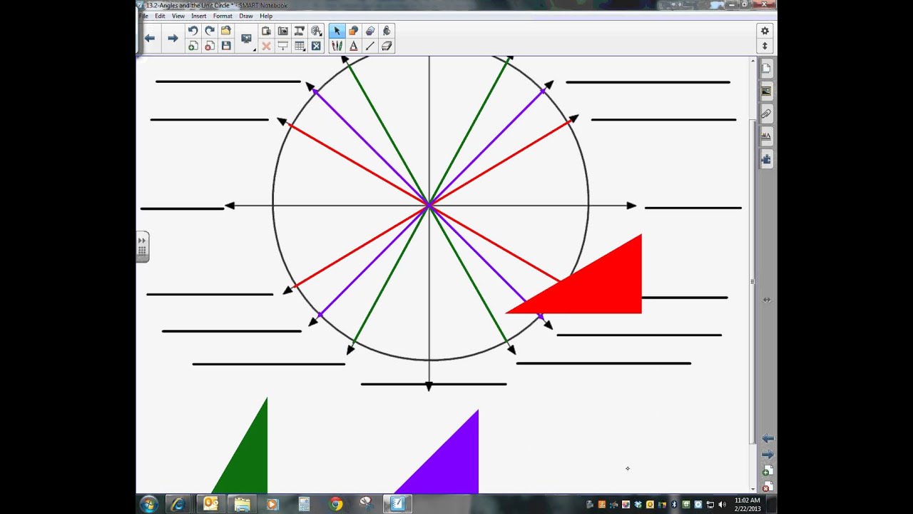 13 2 Angles and the Unit Circle - YouTube