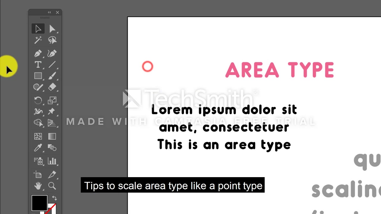 Quick Tip To Scale Text And Text Box Together Adobe Illustrator Quick Tip To Scale Text And Text Box Together Adobe Illustrator
