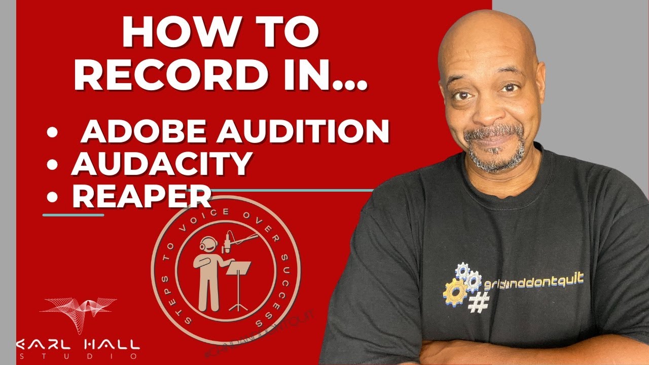 How to record in adobe audition - YouTube