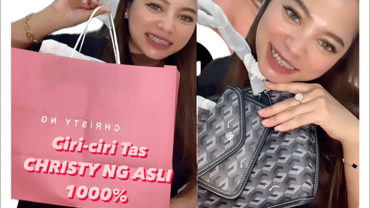 UNBOXING TAS CHRISTY NG MINI RUSSO BLACK SIZE M | CIRI-CIRI ASLI - YouTube