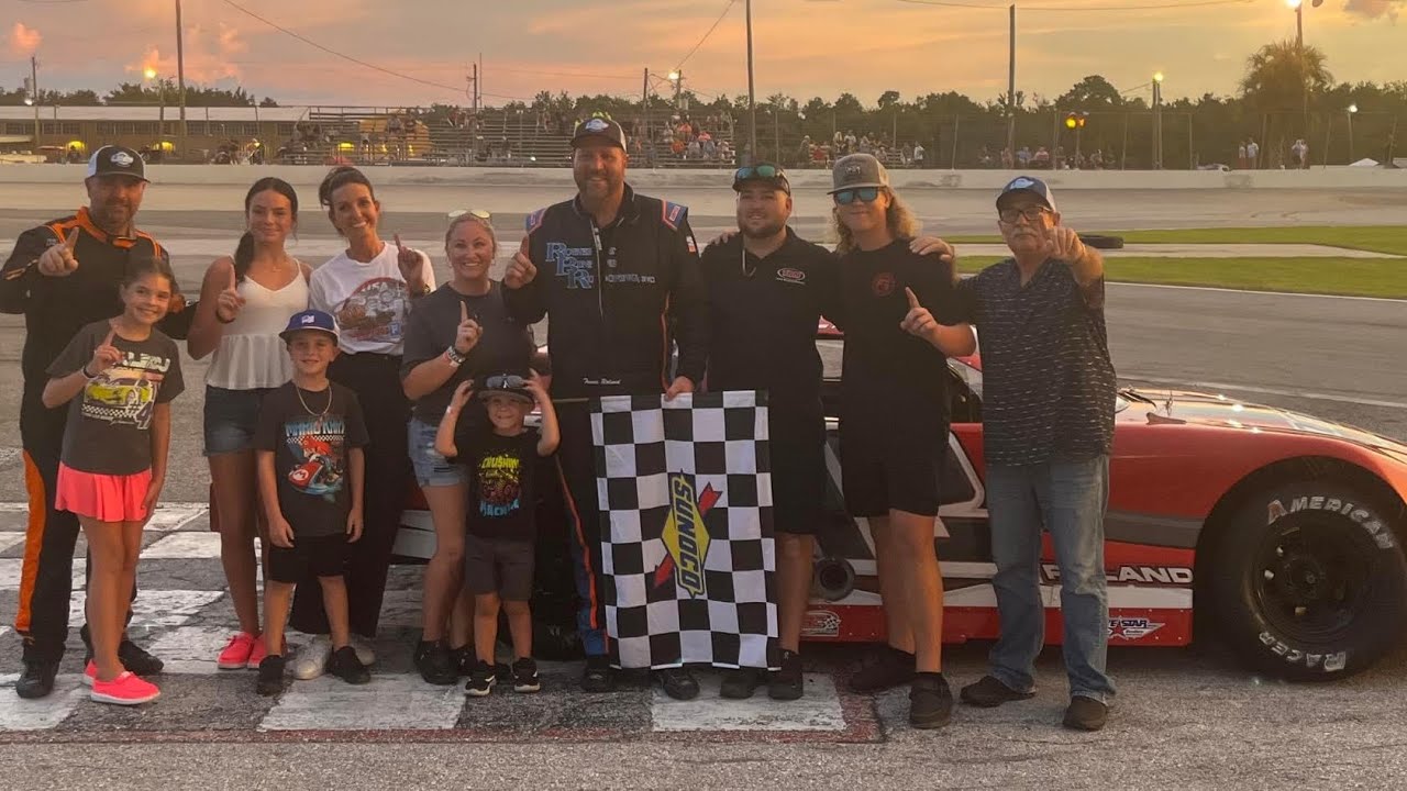 Auburndale Speedway| Pro Late Model 50| Travis Roland| 8/10/24 - YouTube