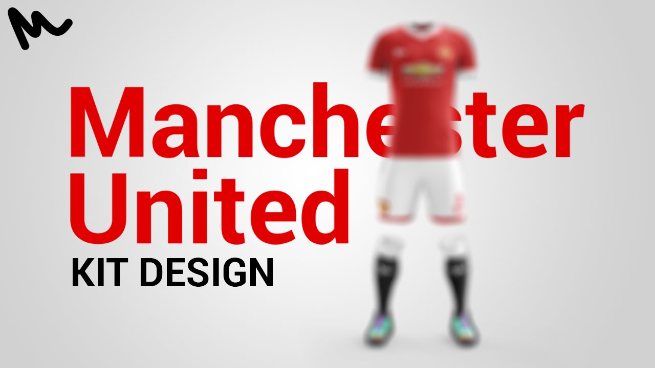 Manchester United Kit Design // Speed Art - YouTube