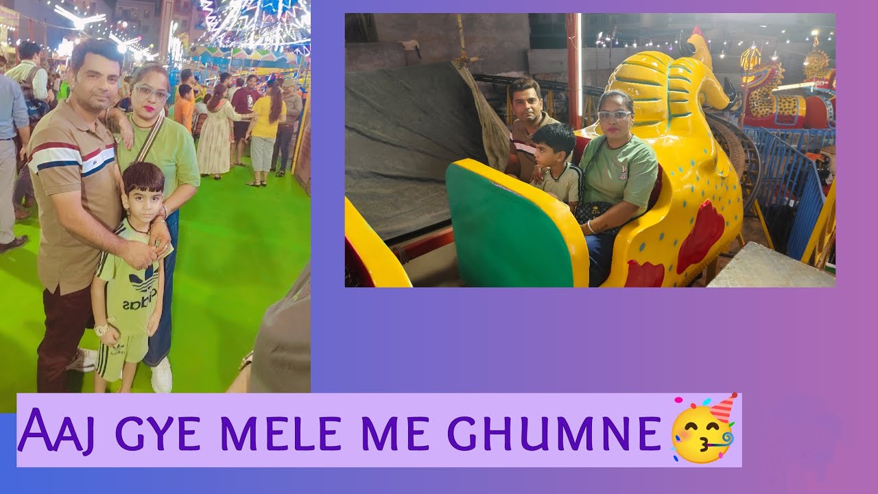 Aaj gye mele me ghumne 🥳 - YouTube