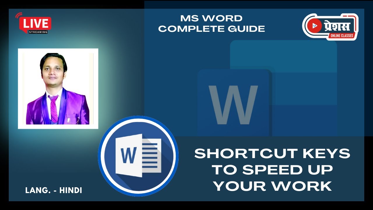 Speed Up Your Work | MS Word Shortcut Keys | Most Useful Keyboard ...