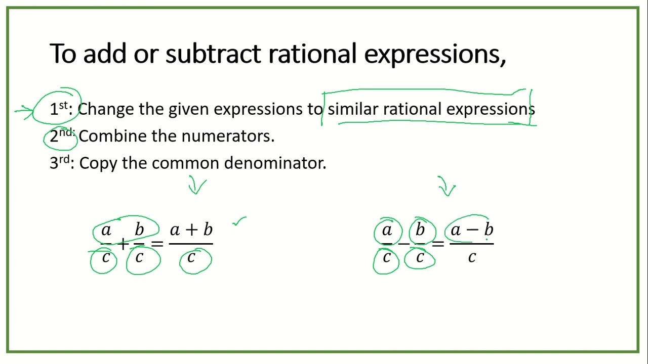G8 Mathematics 1st Quarter 2 3 Addition and Subtraction of Rational ...
