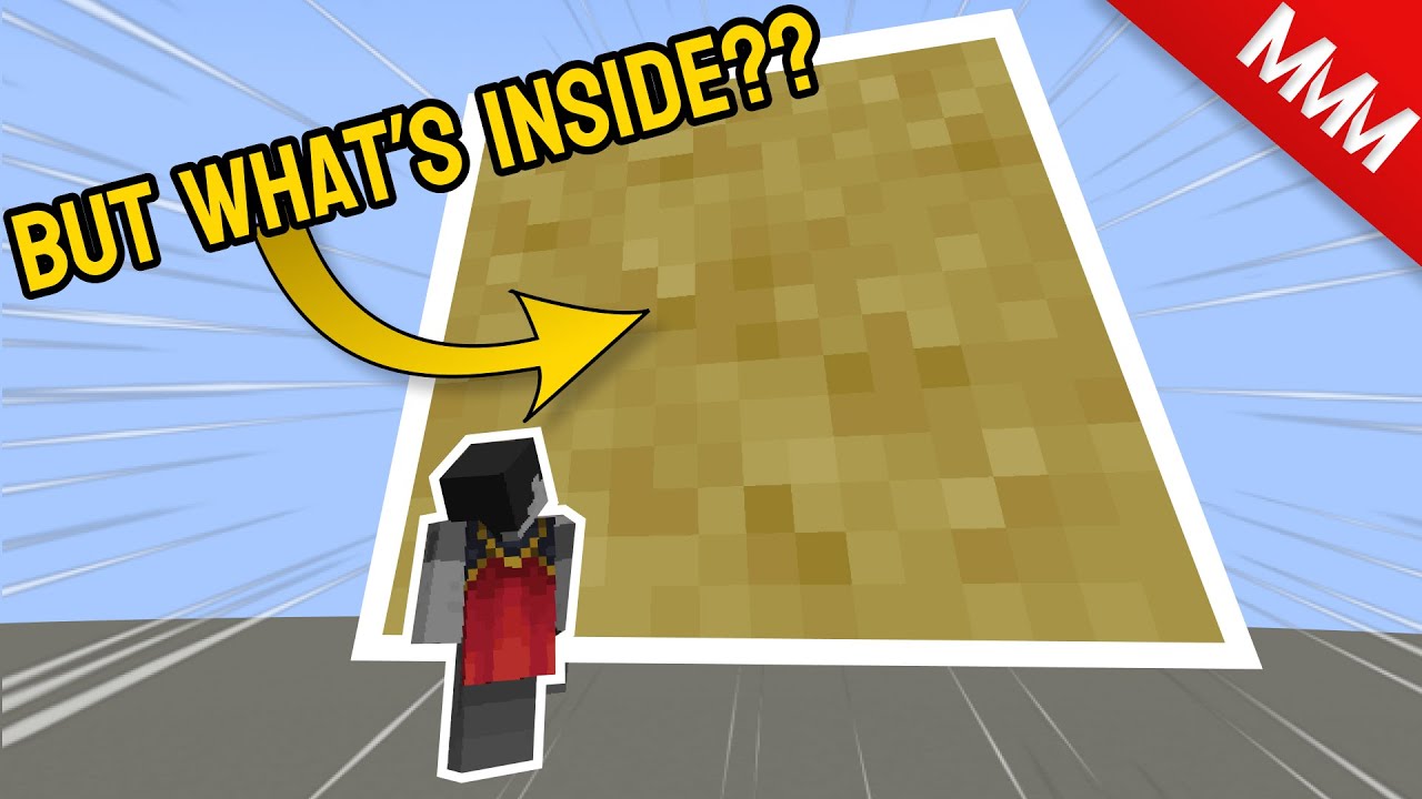 I Made a Giant (WORKING!) SUSPICIOUS SAND BLOCK in Minecraft! - YouTube