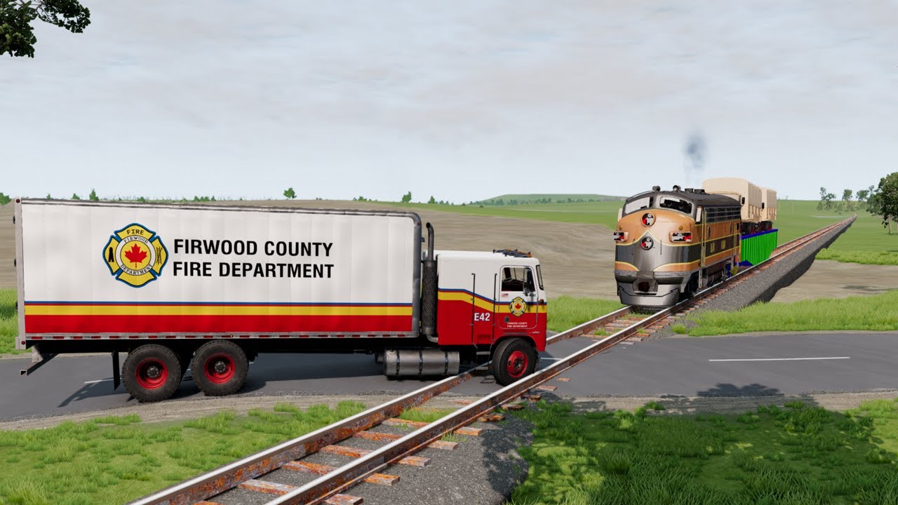 🔴 Train Accident Derailment #59 | BeamNG.drive - YouTube