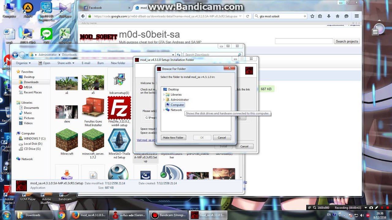 วิธีลง GTA Mod Sobeit [1/2] - YouTube