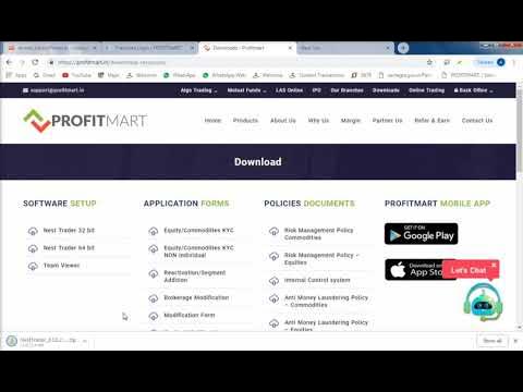 How to download Profitmart Nest trade software for PC - YouTube