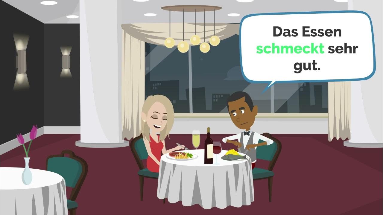 Deutsch lernen Dialog im Restaurant- - YouTube