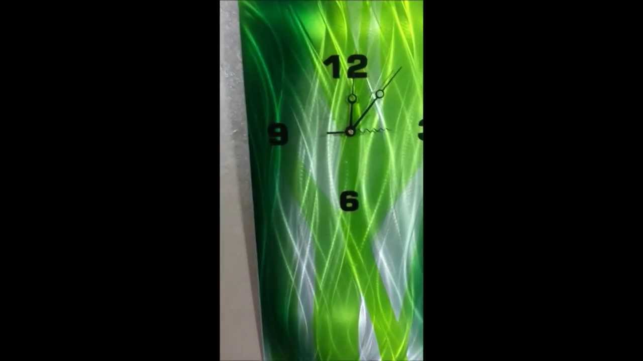 Green Wall Clock - Stunning Green Wall Clock Design - YouTube