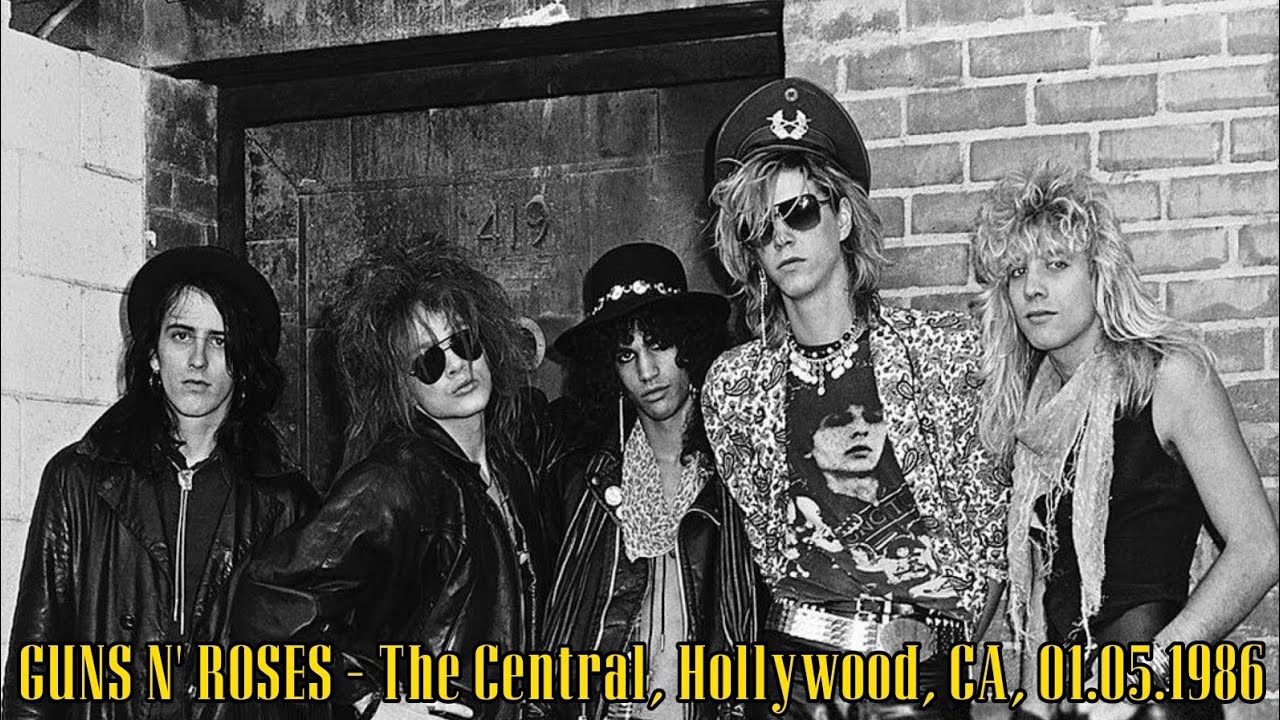 Guns N' Roses Live At The Central, Hollywood, CA, USA, 01.05.1986 ...