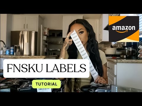 FNSKU LABEL TUTORIAL: HOW TO PRINT AND CORRECTLY PUT ON FNSKU LABELS TO SEND INVENTORY TO AMAZON ...