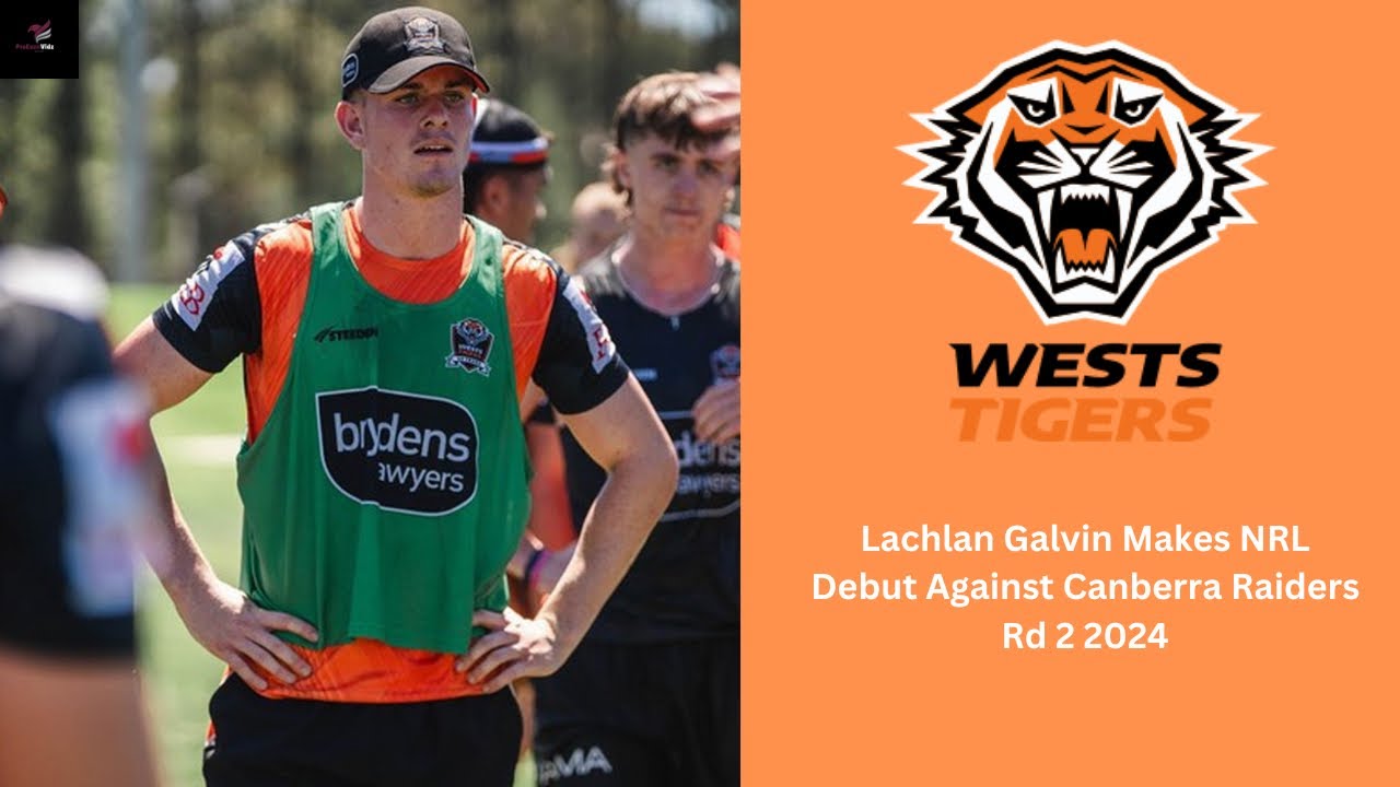 Lachlan Galvin Makes NRL Debut Against Canberra Raiders Rd 2 2024 - YouTube