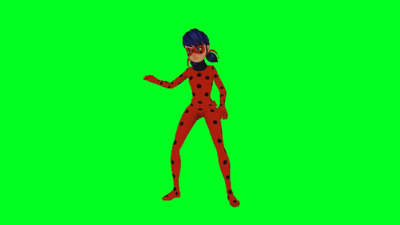 Ladybug dancing green screen - YouTube