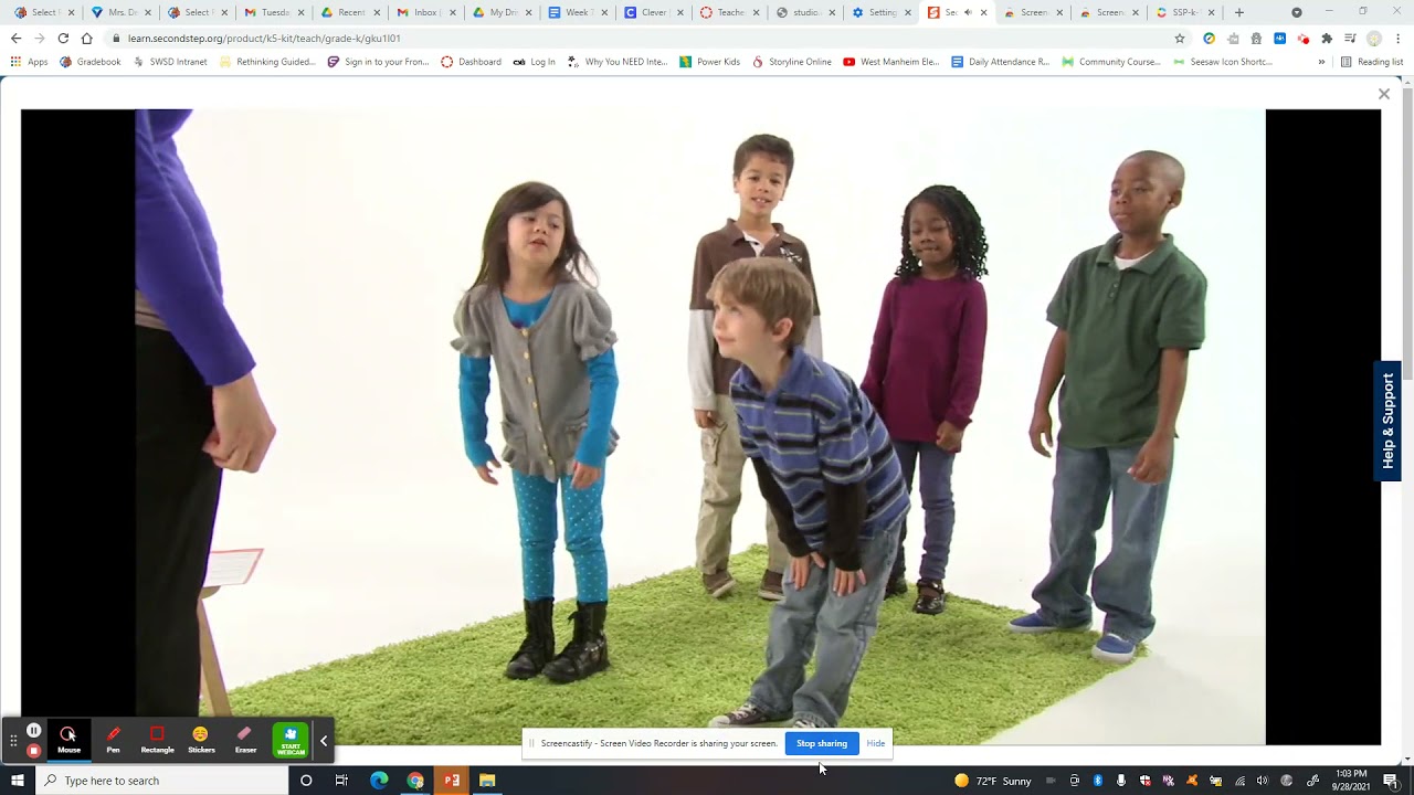 Follow Follow Game for Second Step - YouTube