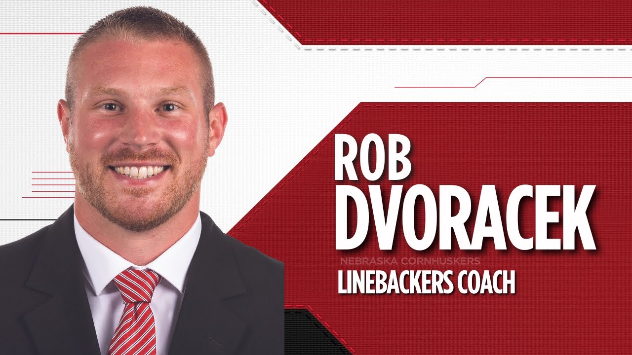 Nebraska Football LB Coach Rob Dvoracek Post-Practice Press Conference ...