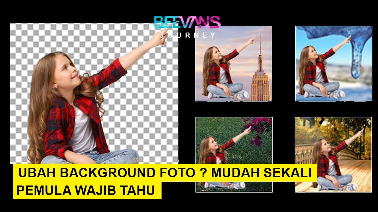 Cara Ubah Background Foto dengan Mudah. Pemula Wajib Tahu ! AUTO MAHIR ...