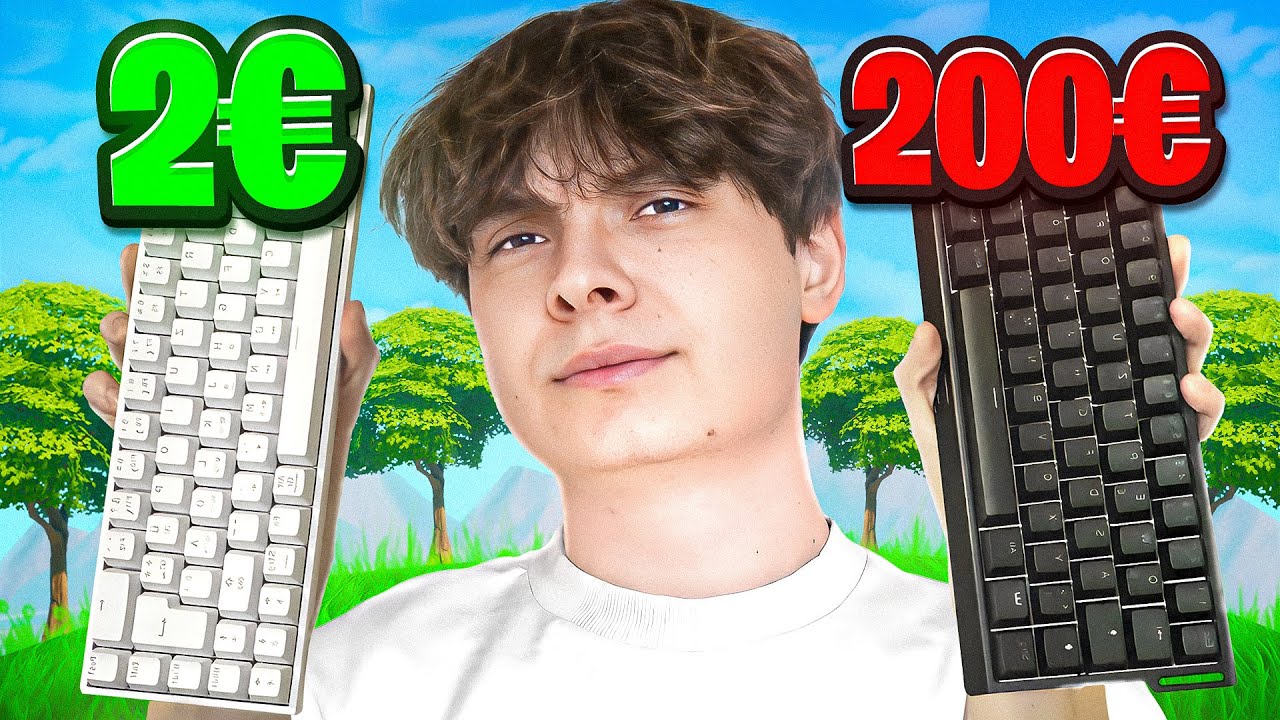 2€ vs 200€ Tastatur in UNREAL RANKED! (Chapter 2) - YouTube
