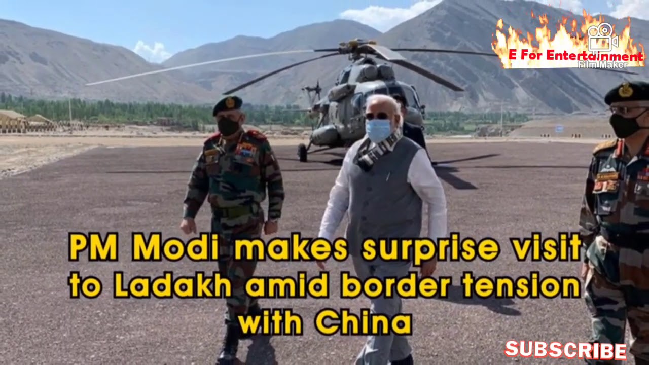 PM Narendra Modi arrived in Leh || Indian Army || Prime minister India ...