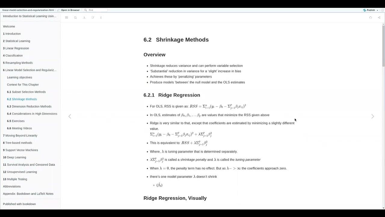 ISLR: Linear Model Selection and Regularization Part 1 (islr05 6) - YouTube