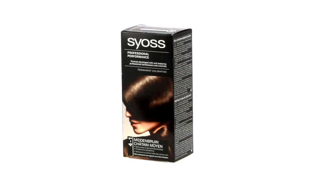 Syoss Hair Cream 4 1 Medium Brown - YouTube
