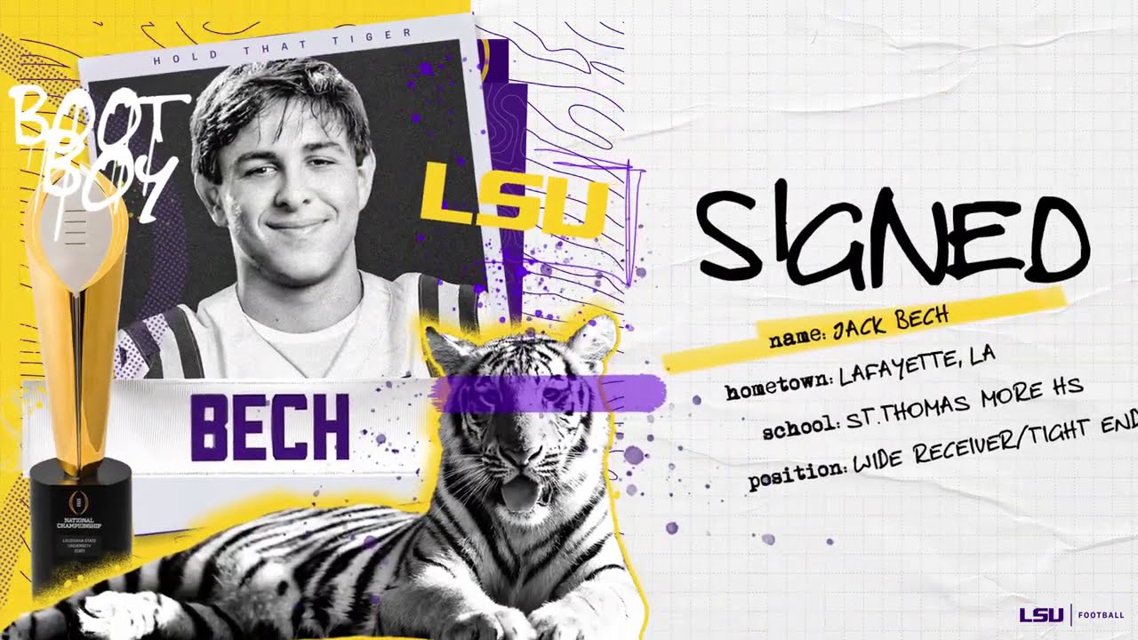 Jack Bech - LSU Signee Highlights - YouTube