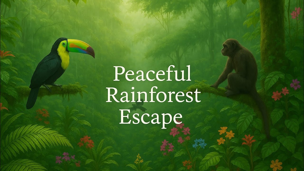 Peaceful Rainforest Escape – Relaxing Music & Nature Sounds for Stress ...