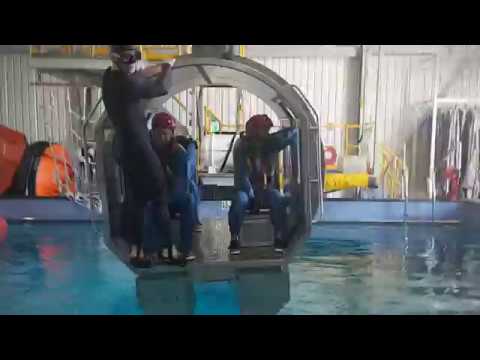 Helicopter Underwater Escape Training - YouTube