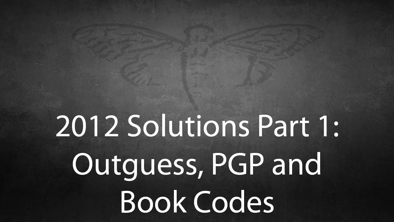 Cicada 3301 Solution