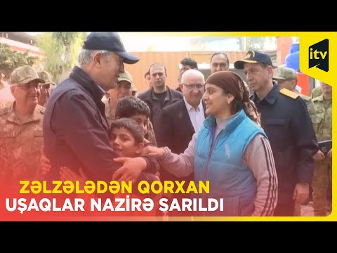 Hulusi Akar Hatayda çadır şəhərciyini ziyarət etdi