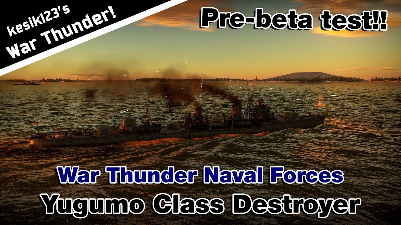 War Thunder - Naval Battle : Yugumo Class Destroyer - YouTube