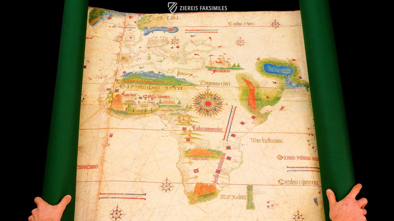 CANTINO'S MAP - Browsing Facsimile Editions (4K / UHD) - YouTube