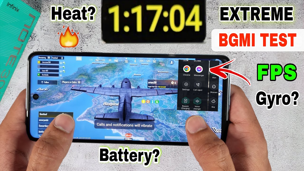 Infinix note 30 5g Bgmi Pubg Test, graphics settings | infinix note 30 ...
