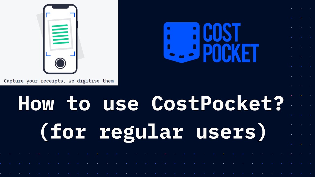 How to use CostPocket? (for regular users) - YouTube