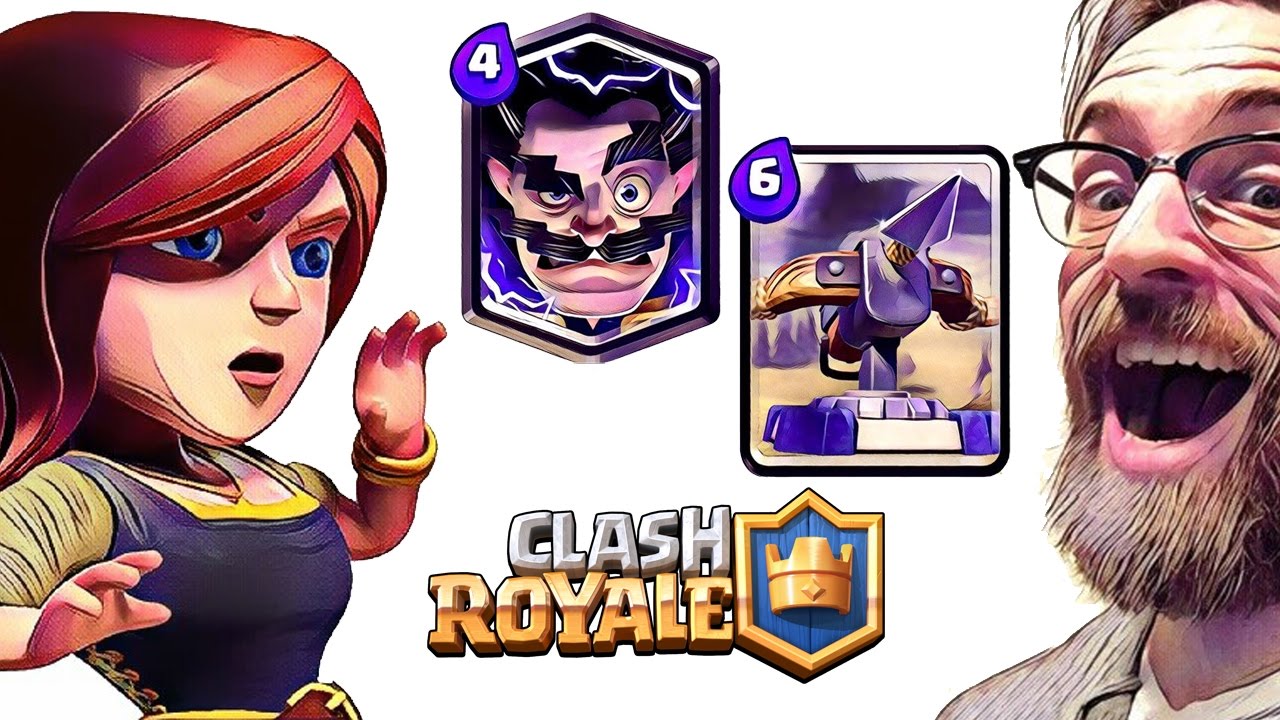 Clash Royale: Electro Wizard XBOW deck!!! ElectroBow!!? - YouTube