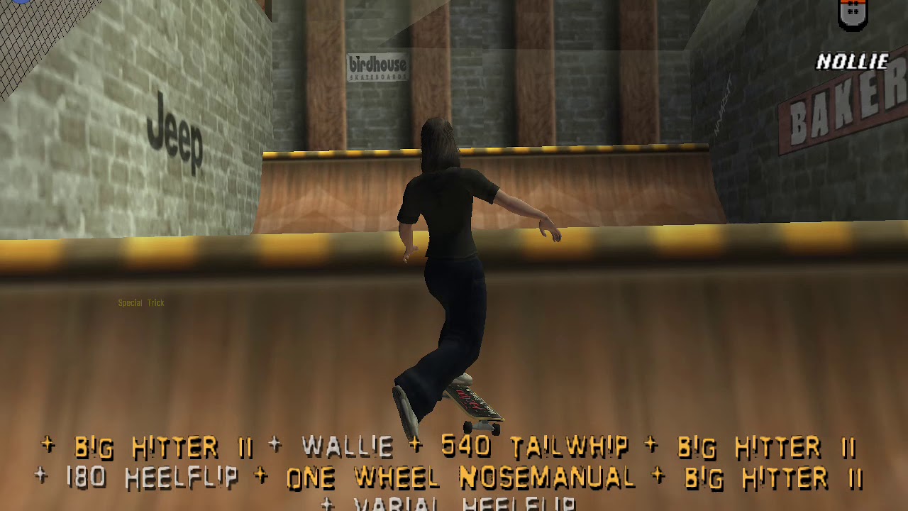 Tony Hawk Pro Skater 3 11mil combo warehouse - YouTube