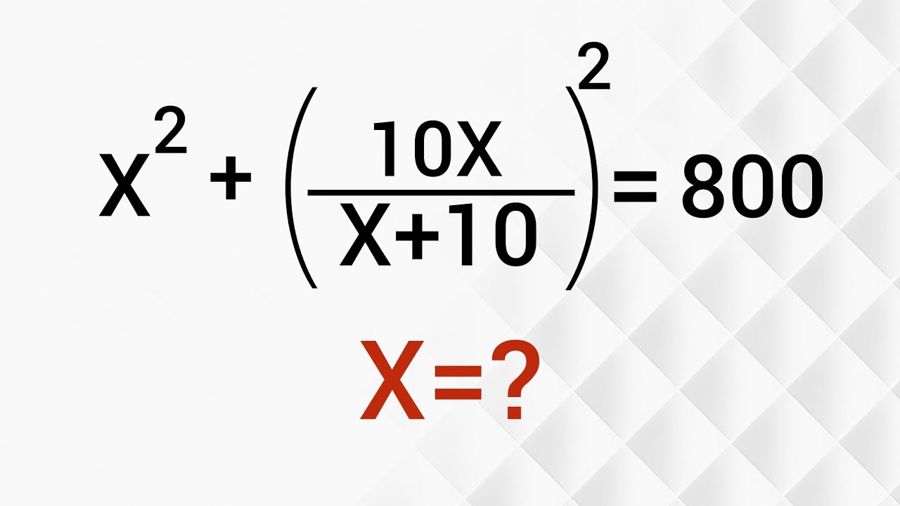 An Amazing Exponential Problem l Algebra Tricks l Math Olympiad - YouTube