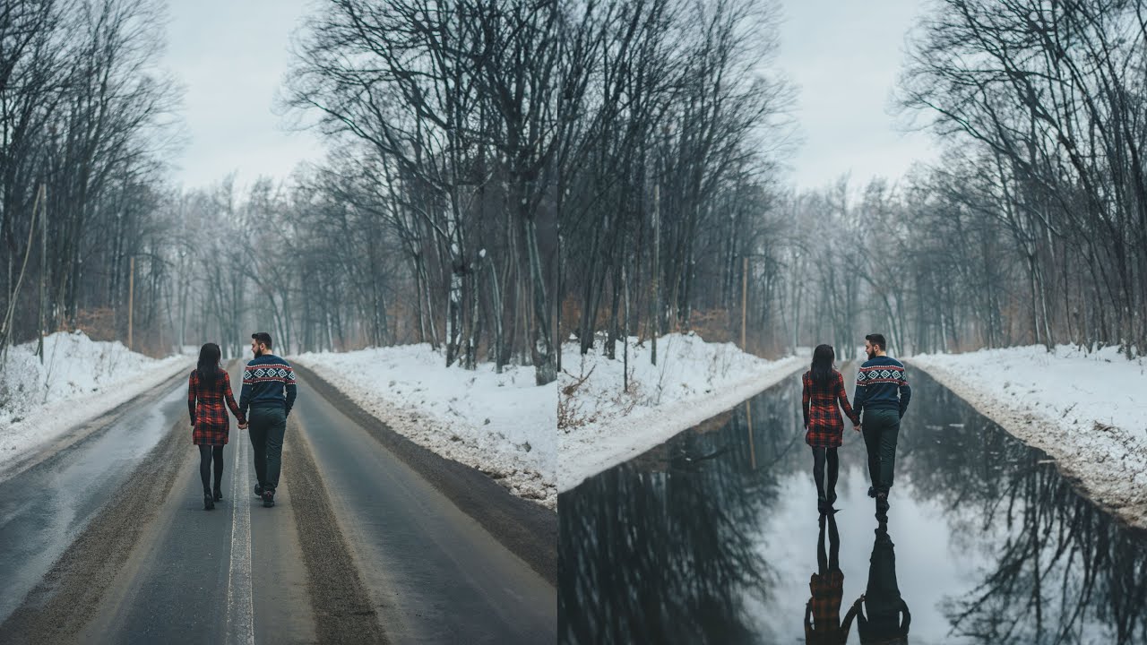 Reflective Wet Ground l Amazing#Photoshop#Tutorial - YouTube