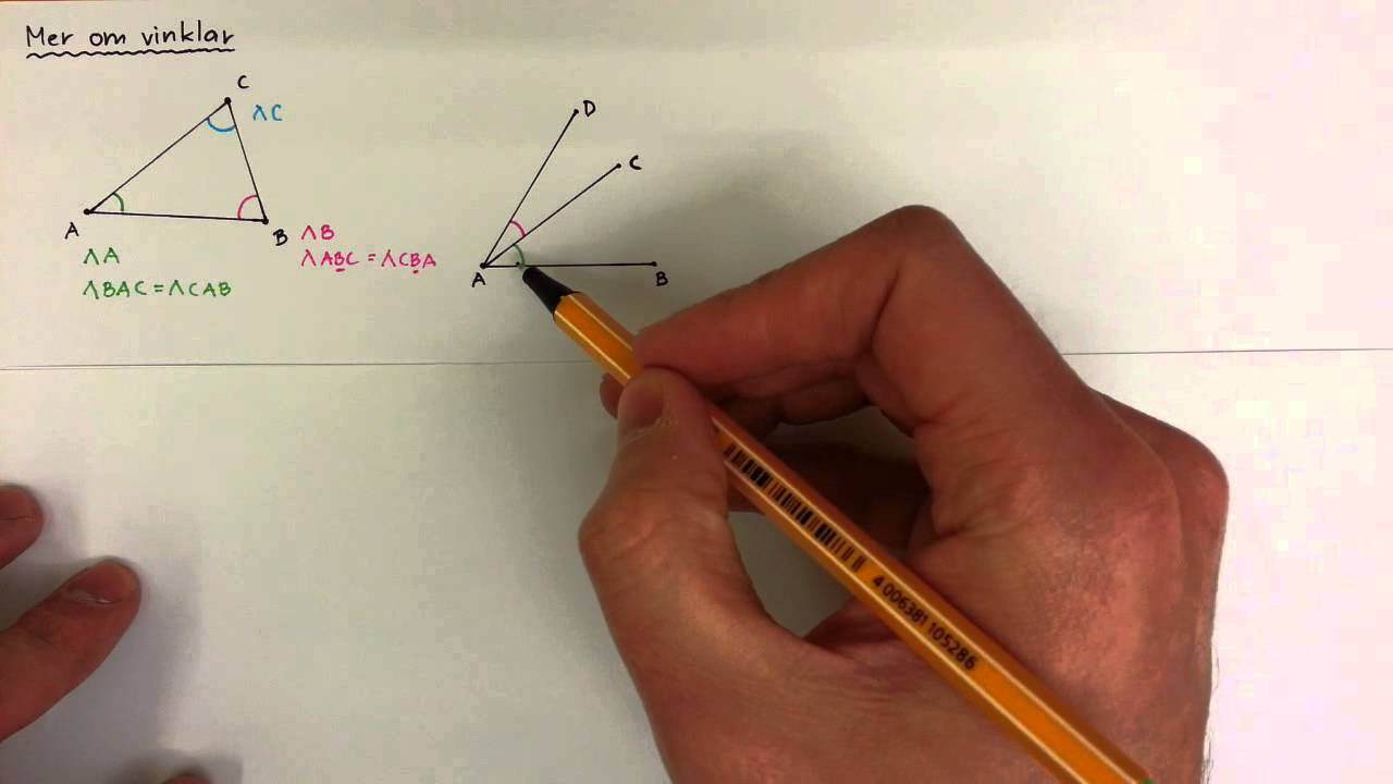 7 - Geometri - Mer om vinklar - YouTube