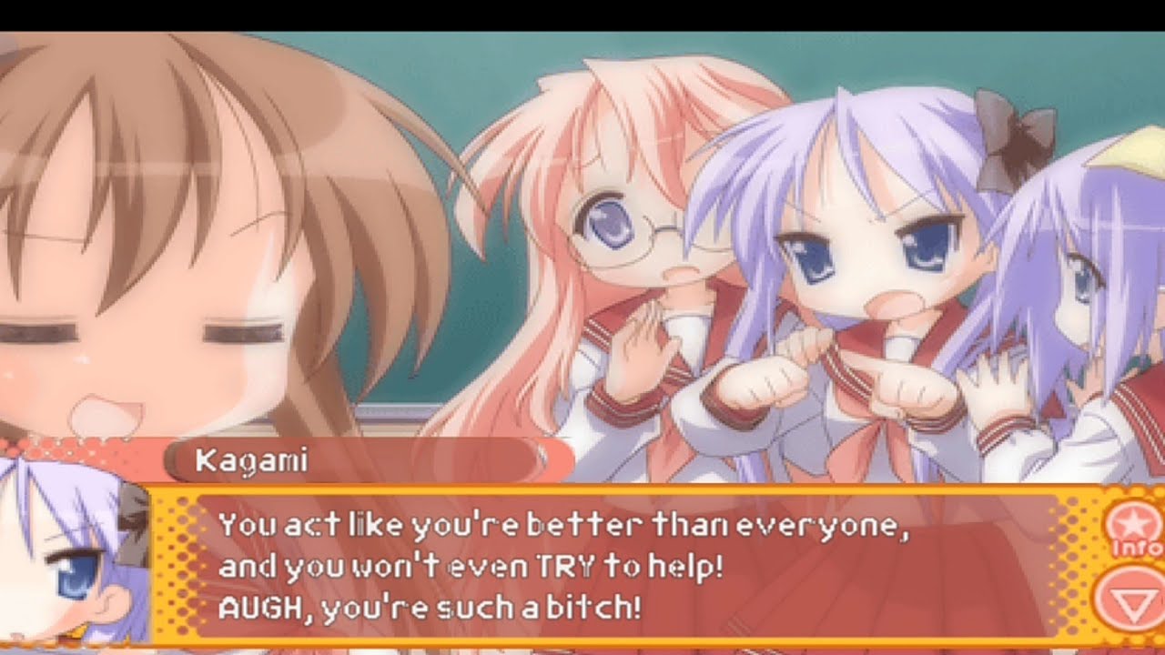 Lucky Star - Ryouou Gakuen Outousai Portable (English Epsisode 1) PART ...