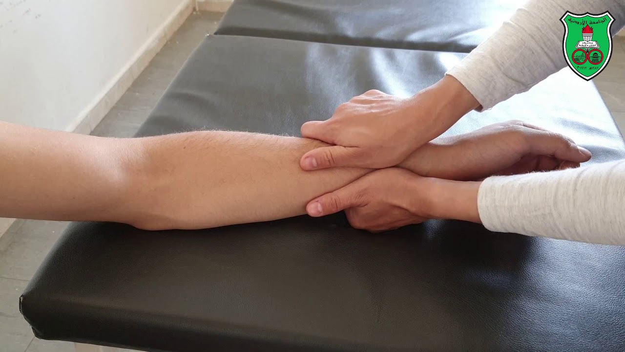 Mobilization- Distal Radioulnar Dorsal and Volar Glide - YouTube