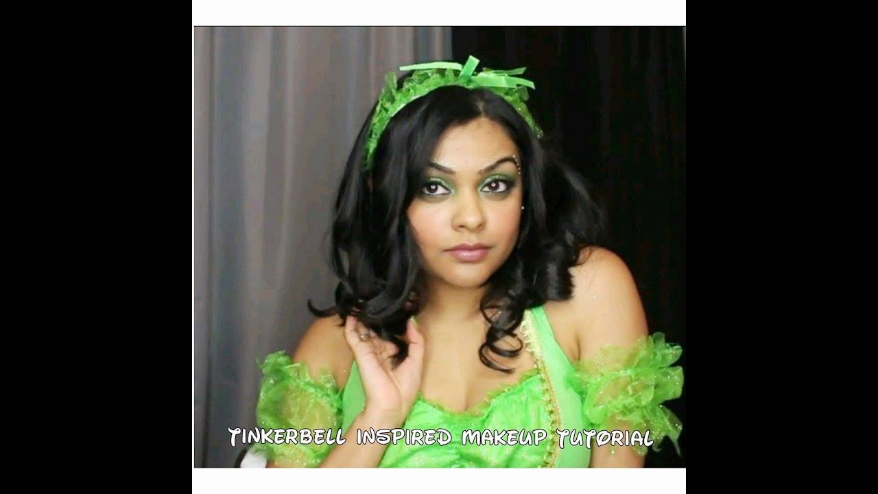 Tinkerbell Inspired Makeup Tutorial HD - YouTube