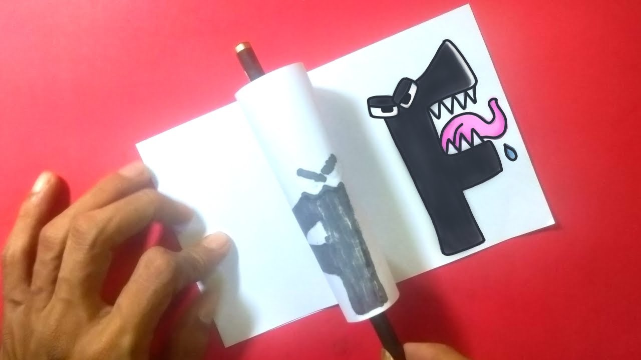 Cool Magic Drawing from Alphabet Lore - paper craft & cool art idea ...