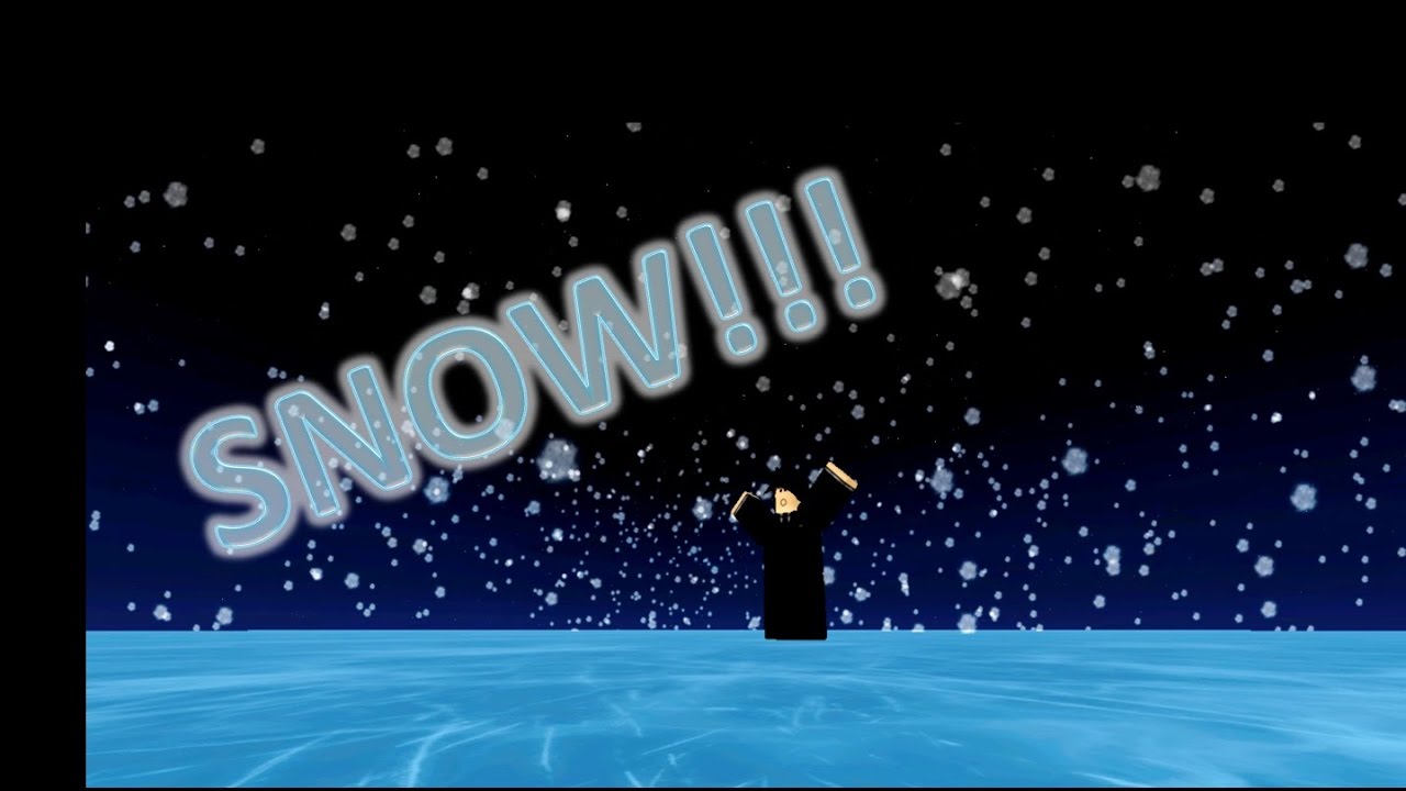 How to make it snow in roblox!!! - YouTube