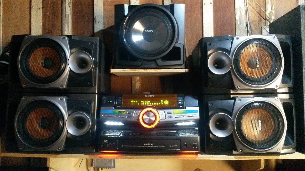 Sony Fst Zux9 falando sobre a potencia e qualidade e as funções dele ...