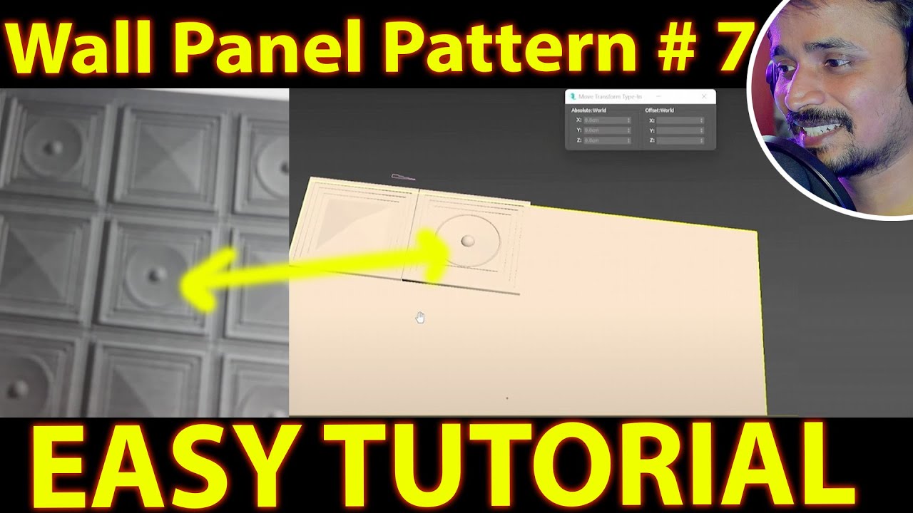Wall Panel Pattern # 7 | kaboomtechx - YouTube